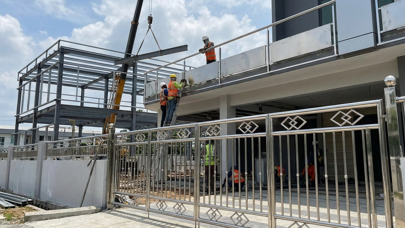 Steel Structure Fabrication Services India | A1 Engineering Works